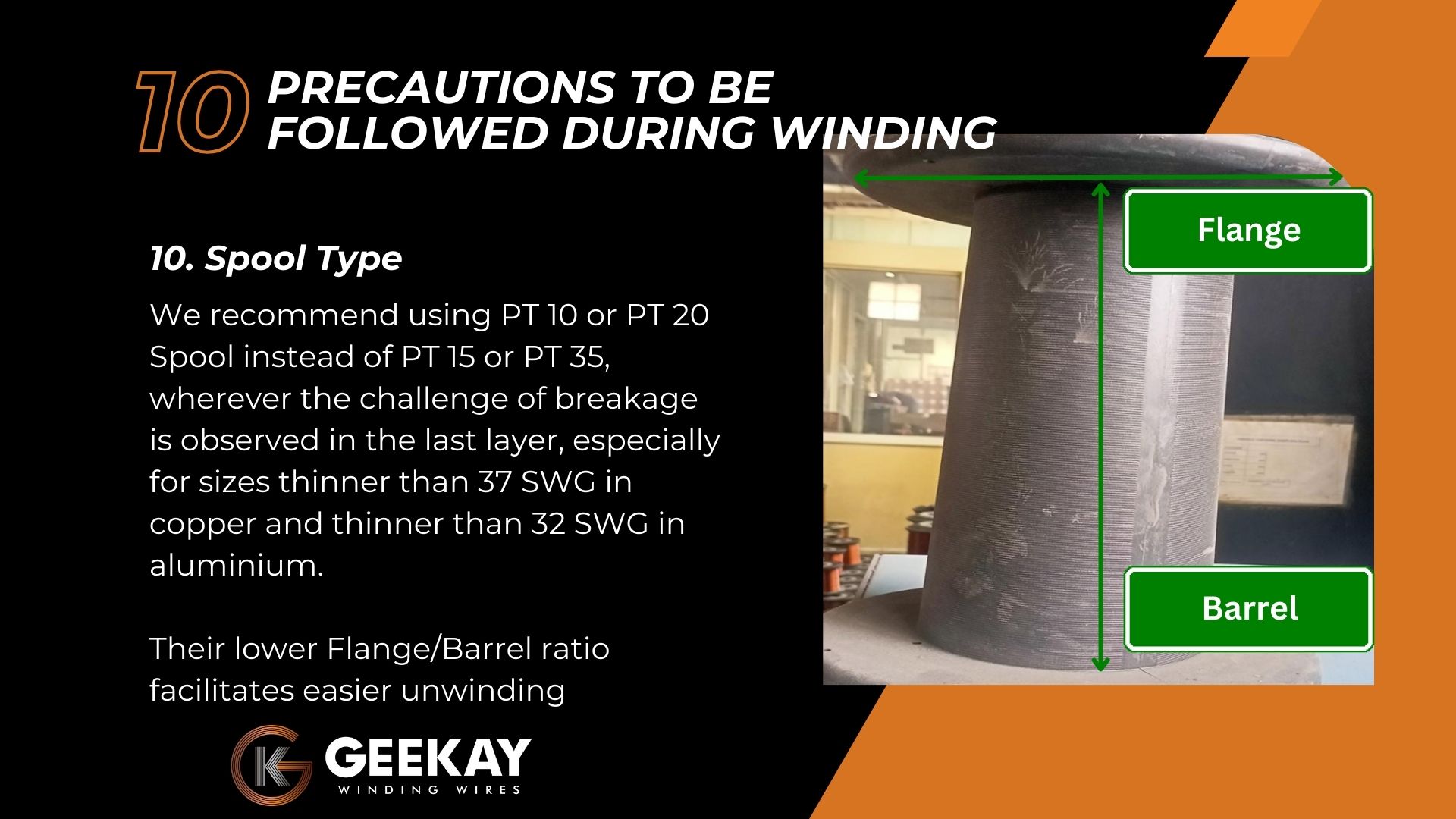 10 Precautions to Be Followed During Winding Operations | GEEKAY