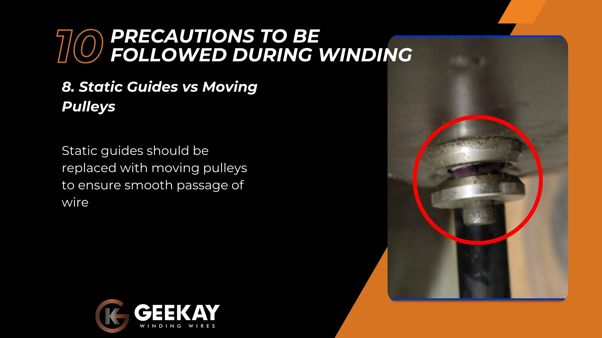 10 Precautions to Be Followed During Winding Operations | GEEKAY